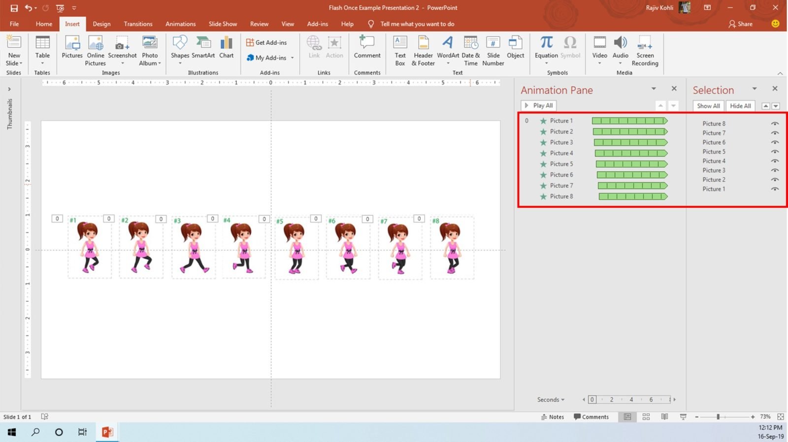 How To Use Flash Once Effect In Powerpoint Tutorial 5983