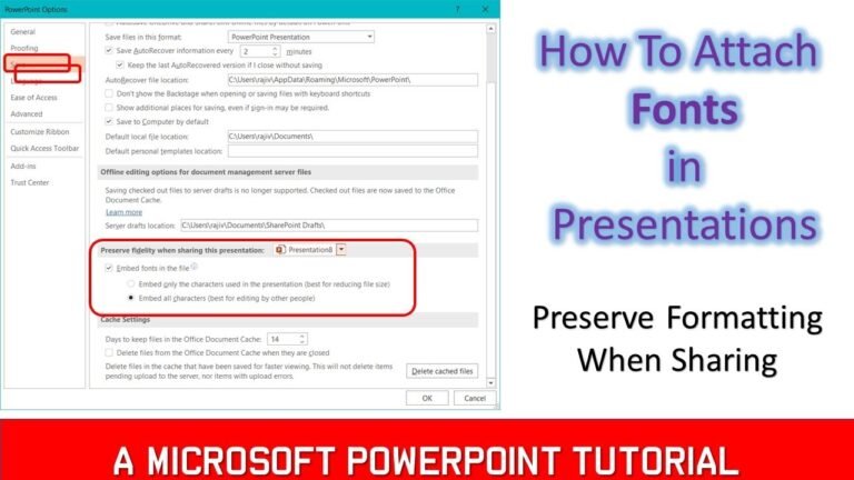 Mastering Font Embedding in PowerPoint Presentations Mastering Font Embedding in PowerPoint Presentations